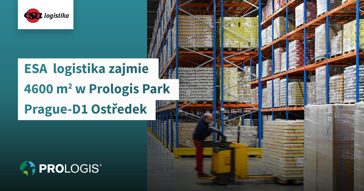 ESA logistika wynajęła pierwszy obiekt w Prologis Park Prague-D1 ...
