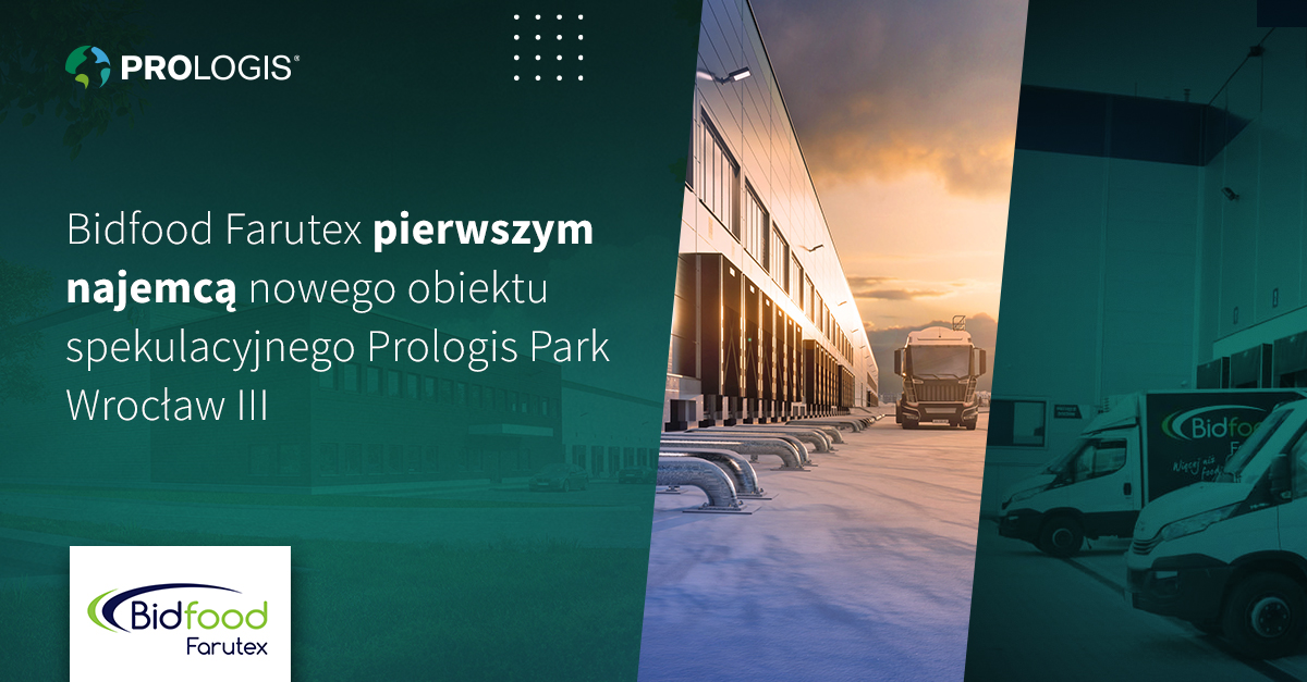 Bidfood Farutex roste v Prologis Park Wrocław III | Prologis
