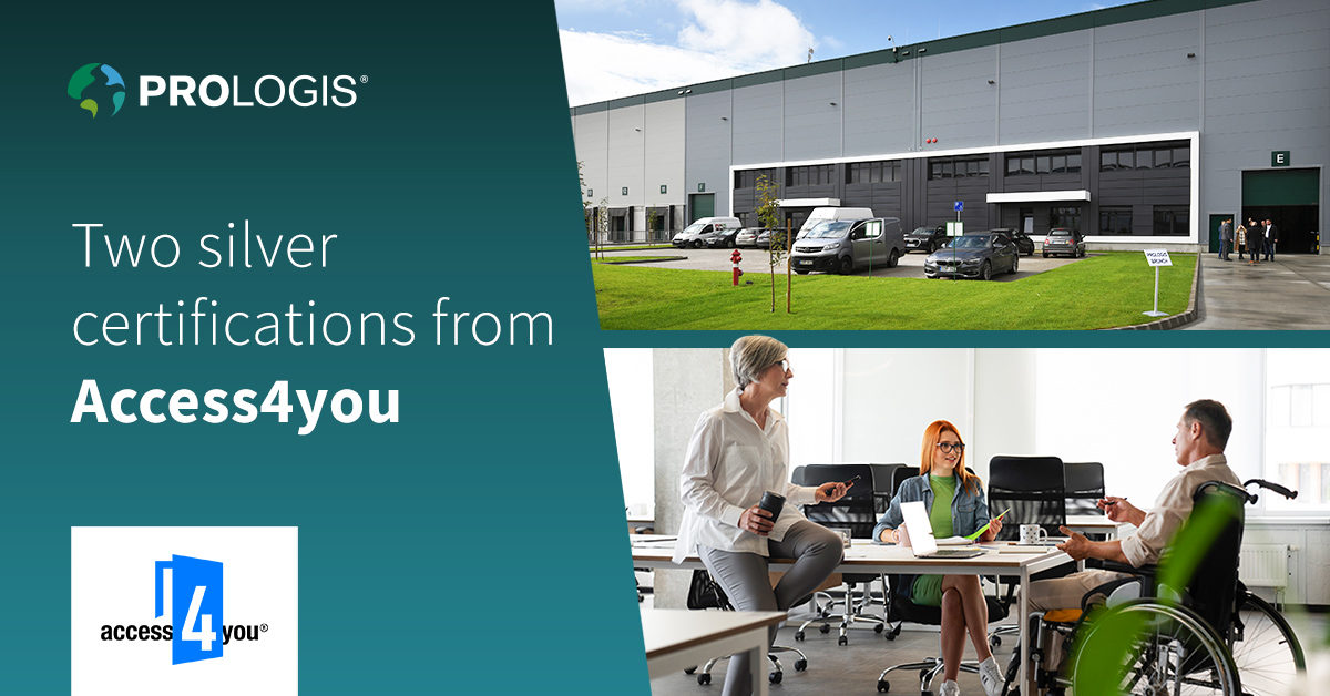 Prologis Park Budapest-Sziget II wins more silver certifications from Access4you | Prologis