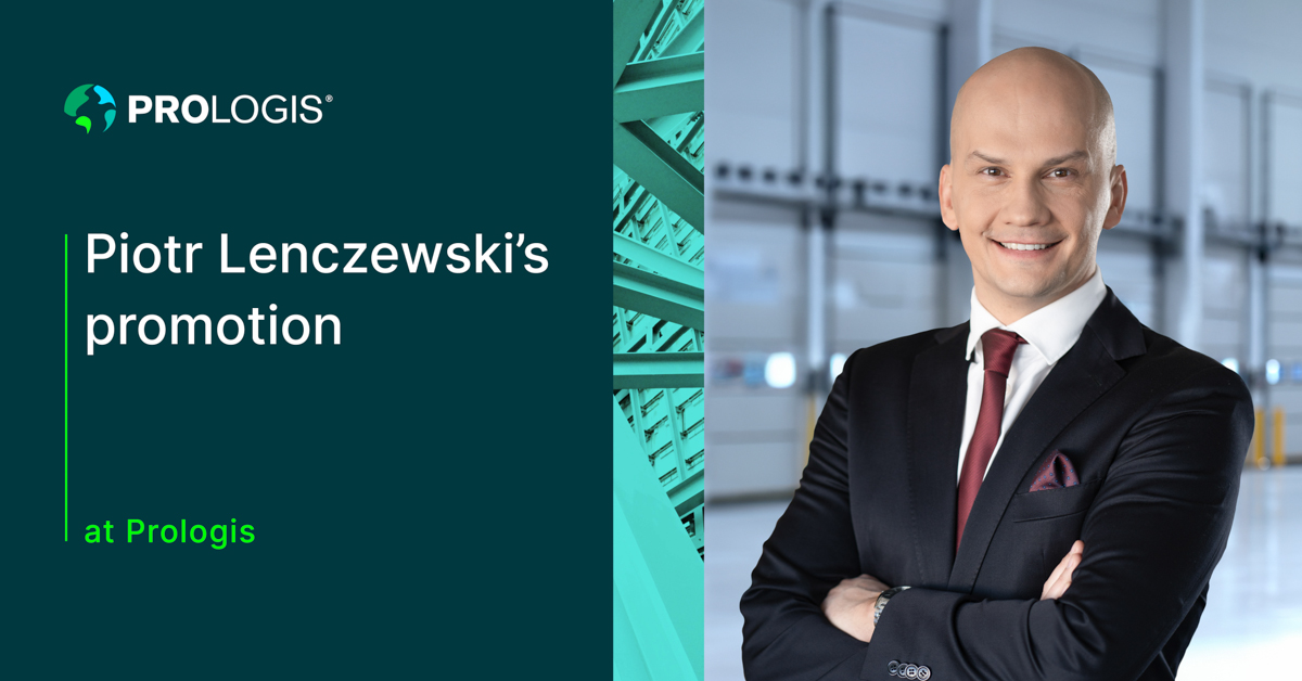 Piotr Lenczewski promoted at Prologis in Poland | Prologis