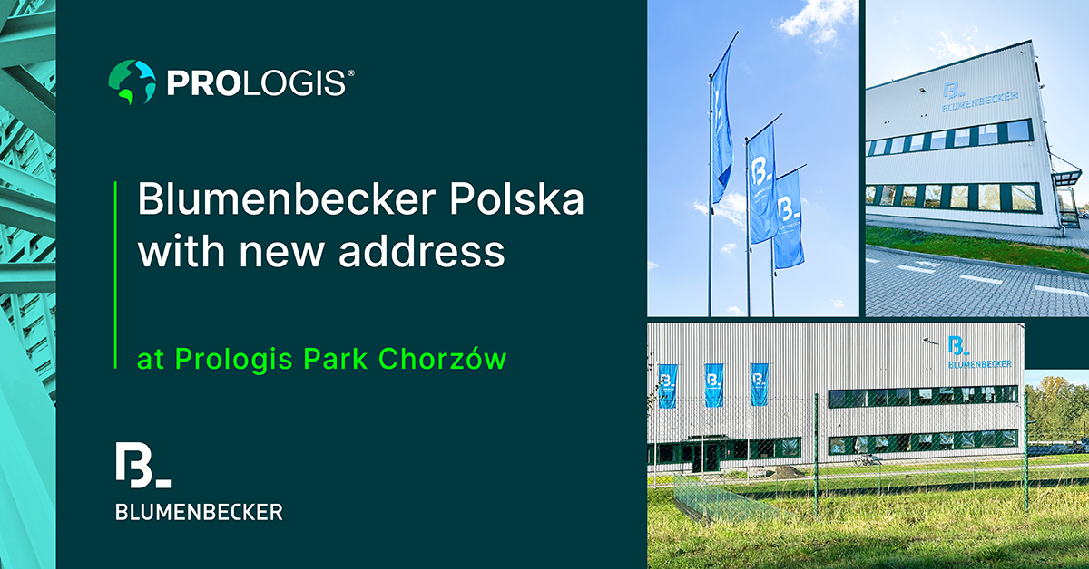 Blumenbecker Polska Relocates to Prologis Park Chorzów | Prologis